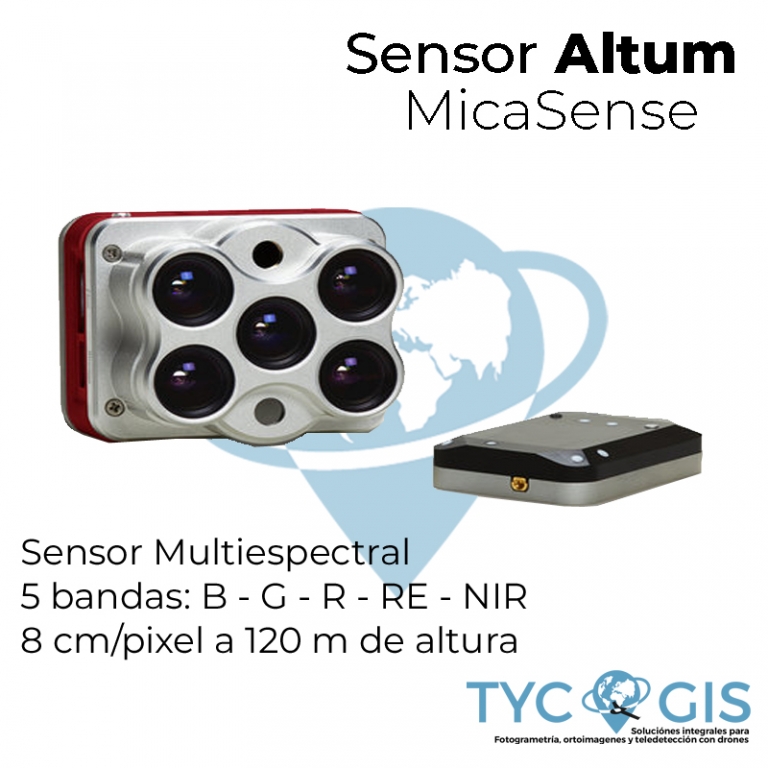 MicaSense® Altum™ | Solución 3 en 1 – TYC GIS – GIS, Teledetección y Drones